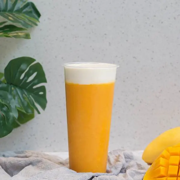 Mango Tea Cheese Foam